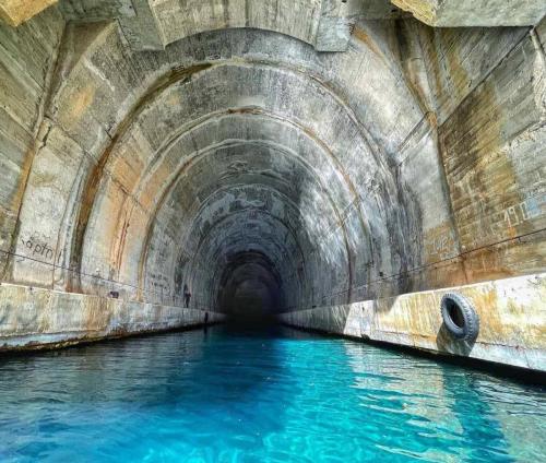 Potkop Parja submarine tunnel in Vis, Croatia - Virtual Globetrotting