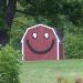 Smiley face barn in Bristol, WI (#2) - Virtual Globetrotting