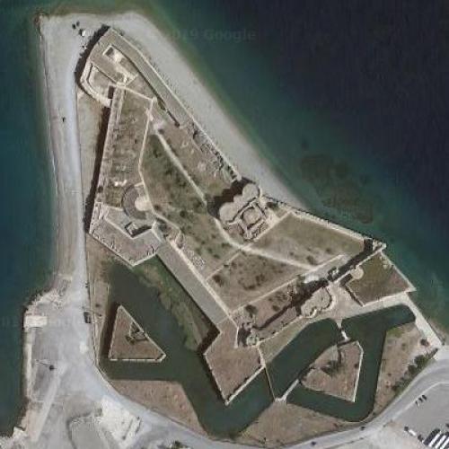 Rio Castle in Rio, Greece (Google Maps)