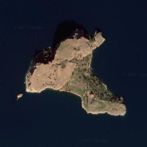 Akdamar Island in Gevaş, Turkey (Google Maps)