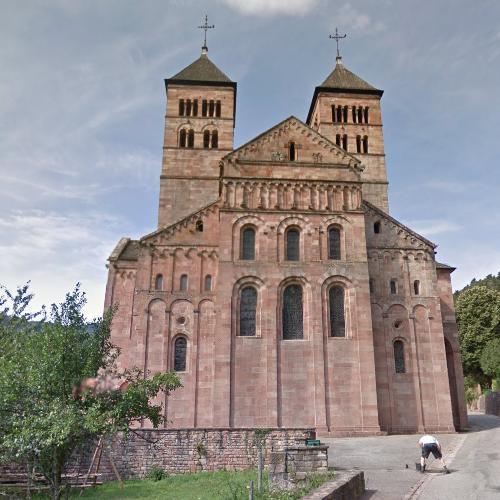 Murbach Abbey in Murbach, France (Google Maps)