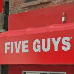 Five Guys in New York, NY (Google Maps)