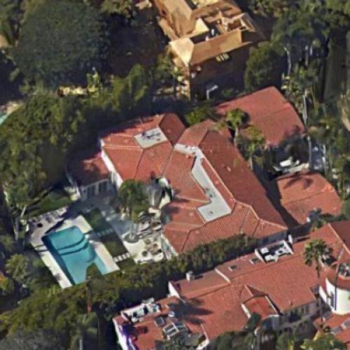 George Schaeffer's House (Former) in Beverly Hills, CA (Google Maps)