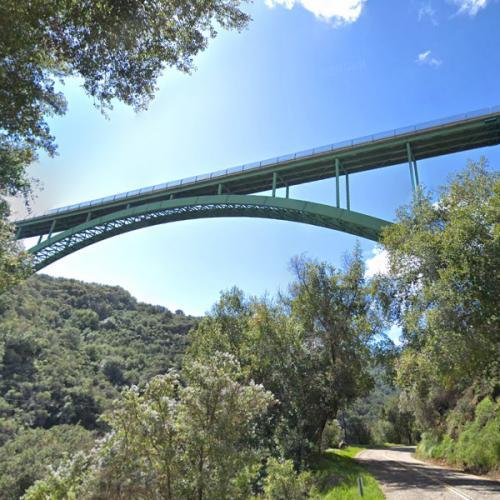 Cold Spring Canyon Bridge in Santa Ynez, CA - Virtual Globetrotting