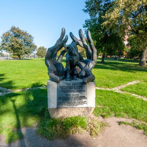 Jock's monument in Krakow, Poland (Google Maps)