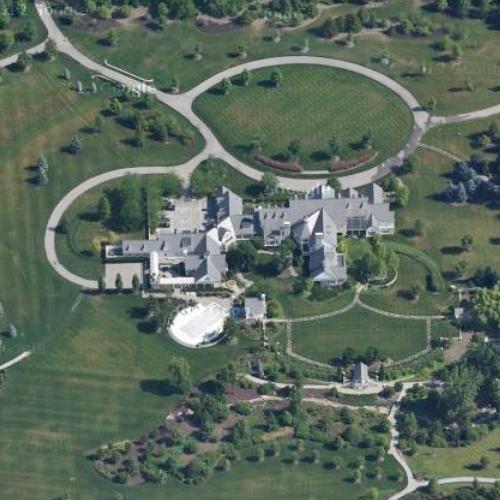 Clay Mathile's House in Brookville, OH (Google Maps)