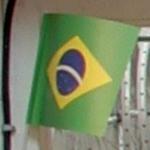Mini Brazilian Flag in Paris, France (Google Maps)