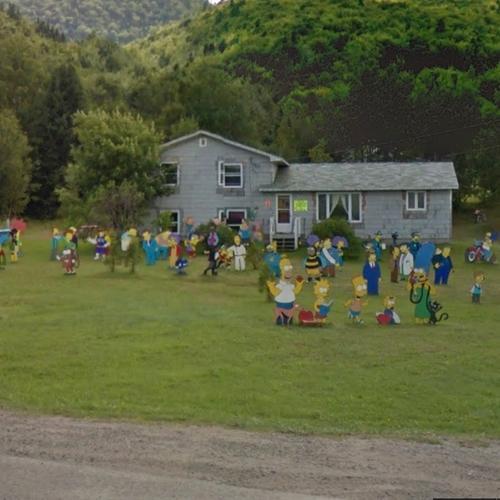 Simpsons garden in Whycocomagh, Canada (Google Maps)