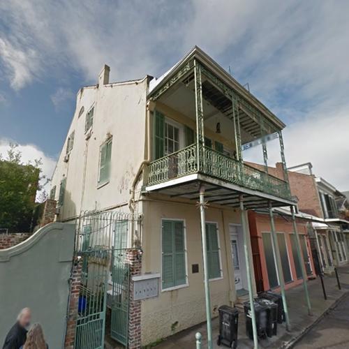 Tennessee Williams' House (former) in New Orleans, LA (Google Maps)