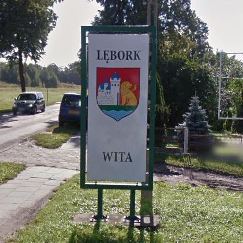 Lebork Welcomes You in Lębork, Poland (Google Maps)
