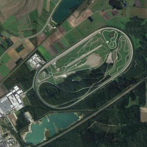 Audi test track in Schwaig, Germany (Google Maps)