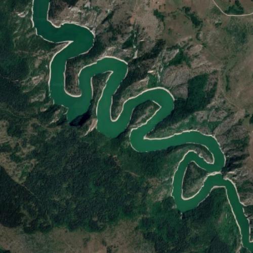 Uvac in Sjenica, Serbia (Google Maps)