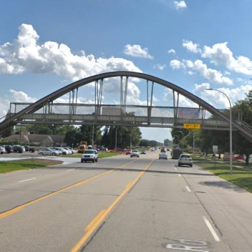 Pedestrian Bridge in Livonia, MI (Google Maps) (#7)