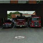 Brazilian fire truck in São Paulo, Brazil - Virtual Globetrotting