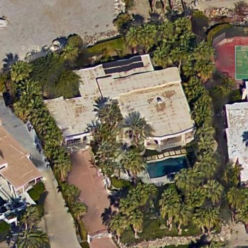 Debbie Reynolds' House (former) in Palm Springs, CA (Google Maps)