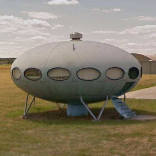 UFO-shaped House in Milton, DE - Virtual Globetrotting