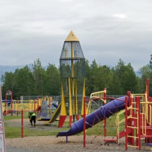 Playground Rocket Ship in Anchorage, AK - Virtual Globetrotting