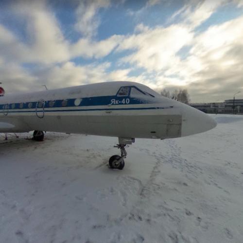 Yak-40 in Minsk, Belarus (Google Maps)