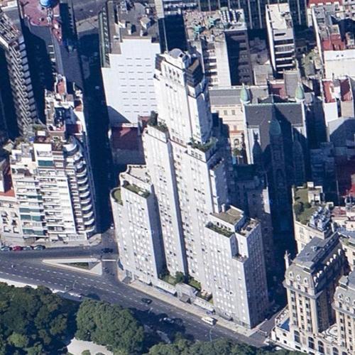 Kavanagh building in Buenos Aires, Argentina (Google Maps)