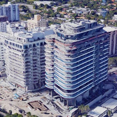 Norman Foster's Faena House in Miami Beach, FL (Google Maps)