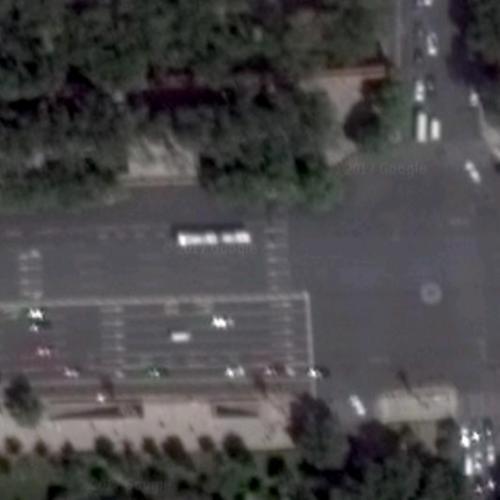 The Tank Man protest site in Beijing, China (Google Maps)