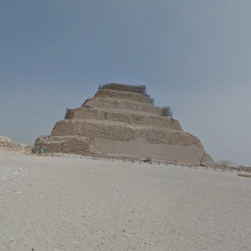 Step Pyramid of Djoser in Badrashin, Egypt (Google Maps)