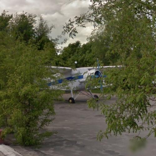 An-2 in Hostomel, Ukraine (Google Maps)