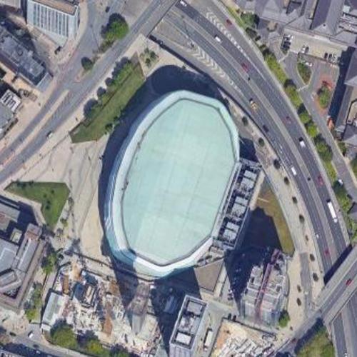 First Direct Arena in Leeds, United Kingdom (Google Maps)