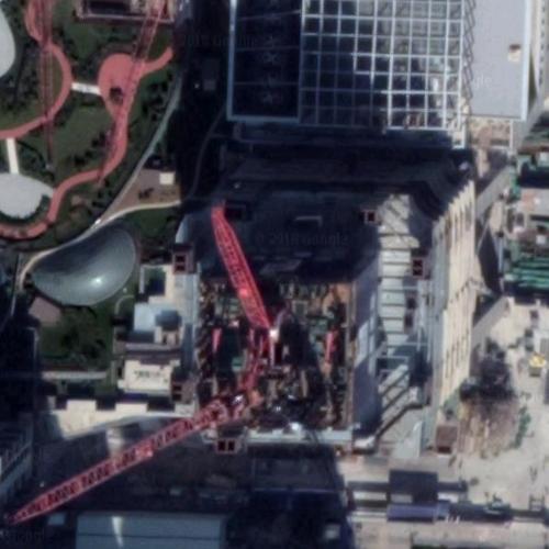 Shenyang Center Tower under construction in Shenyang, China (Google Maps)