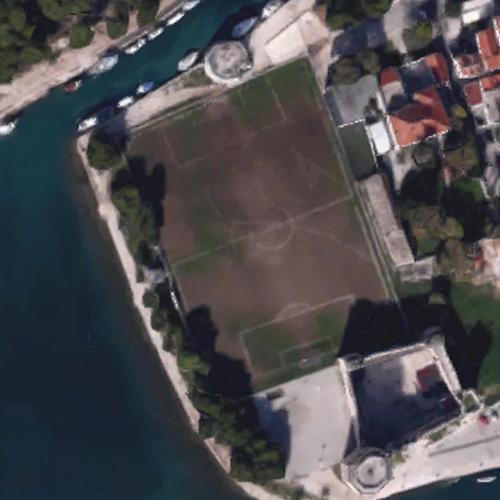 Igralište Batarija in Trogir, Croatia (Google Maps)