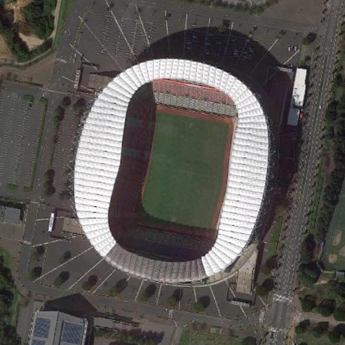 Kashima Soccer Stadium in Kashima-shi, Japan (Google Maps)