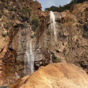 Kynrem Falls in Cherrapunji, India - Virtual Globetrotting