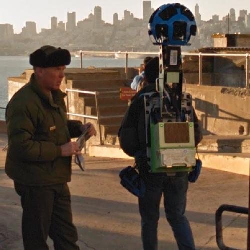 Google Trekker Camera (Alcatraz) in San Francisco, CA (Google Maps)