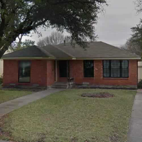 JoJo Fletcher's and Jordon Rodgers' House in Dallas, TX (Google Maps)