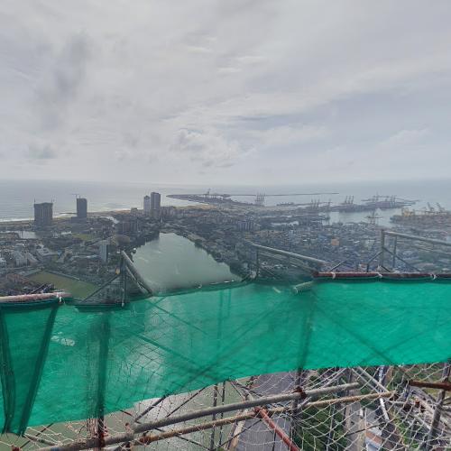 View from Colombo Lotus Tower (under construction) in Colombo, Sri ...