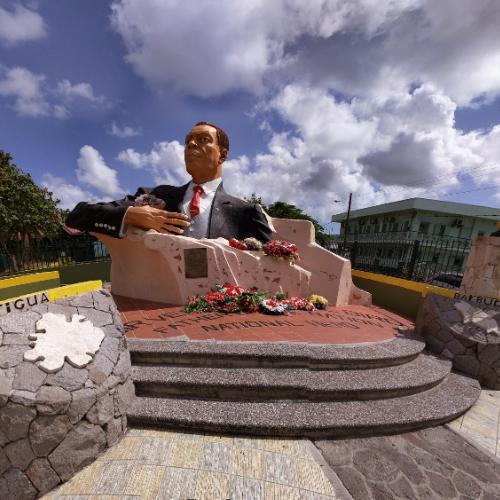 Vere Cornwall Bird Monument in St John's, Antigua and Barbuda - Virtual ...