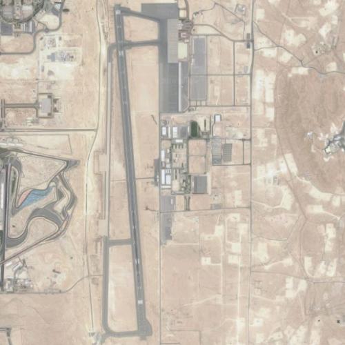 Sakhir Air Base in Zallaq, Bahrain (Google Maps)