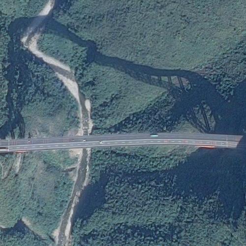 Zhijing River Bridge in Yesanguan, China (Google Maps)