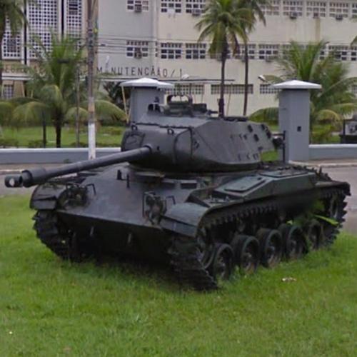 M41B Light Tank in Rio de Janeiro, Brazil - Virtual Globetrotting