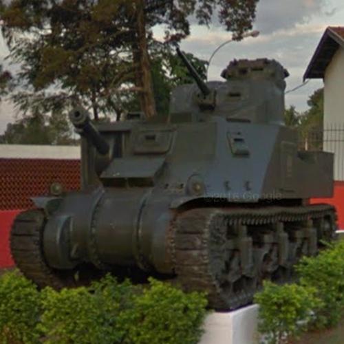 M3 Lee Medium tank in Pirassununga, Brazil (Google Maps)