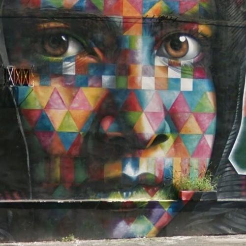 Malala Yousafzai mural by Eduardo Kobra in Rome, Italy (Google Maps)