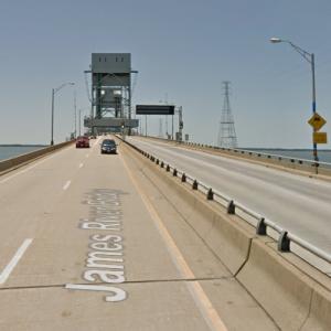 James River Bridge in Newport News, VA - Virtual Globetrotting