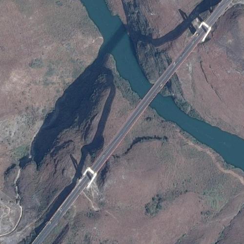 Beipan River Hukun Expressway Bridge in Guanling, China (Google Maps)