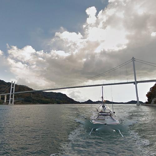 Toyoshima Bridge in Hiroshima, Japan (Google Maps)