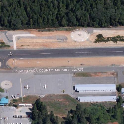 Nevada County Air Park in Grass Valley, CA (Google Maps)