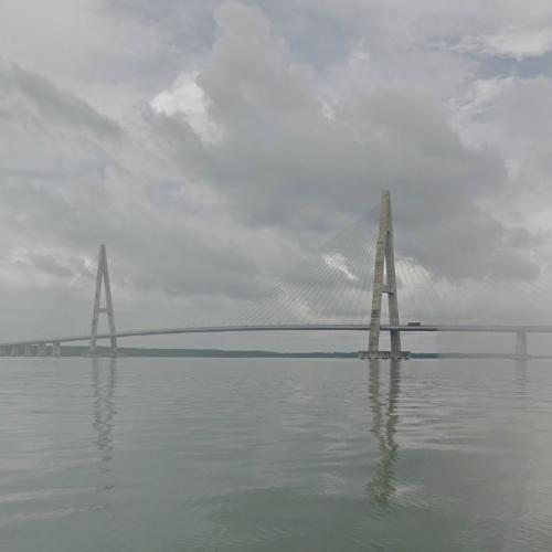 Sungai Johor Bridge in Kampung Pasir Gudang Baru, Malaysia (Google Maps)