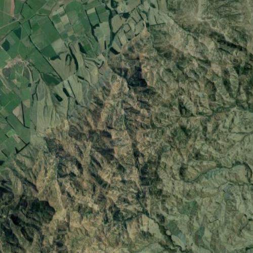 2016 Kaikoura earthquake epicenter in Culverden, New Zealand (Google Maps)