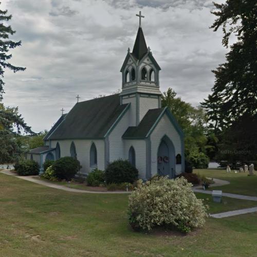 'Church of the Holy Cross' by Richard Upjohn in Middletown, RI ...