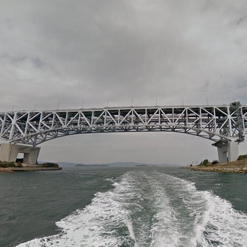 Yoshima Bridge in Sakaide, Japan (Google Maps)