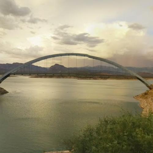 Roosevelt Lake Bridge in Apache Junction, AZ (Google Maps)